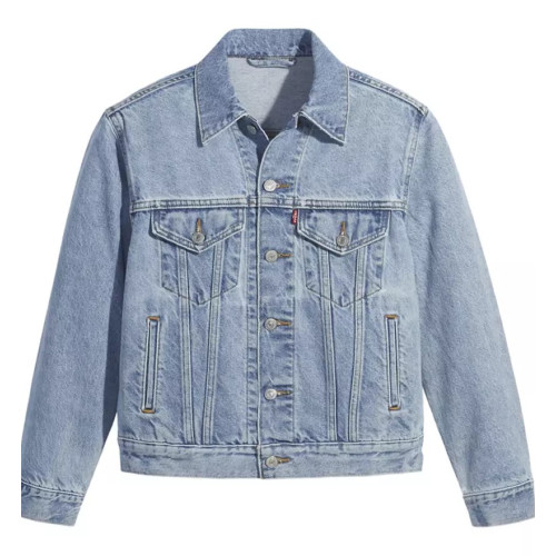Levi's ex boyfriend trucker jacket review store
